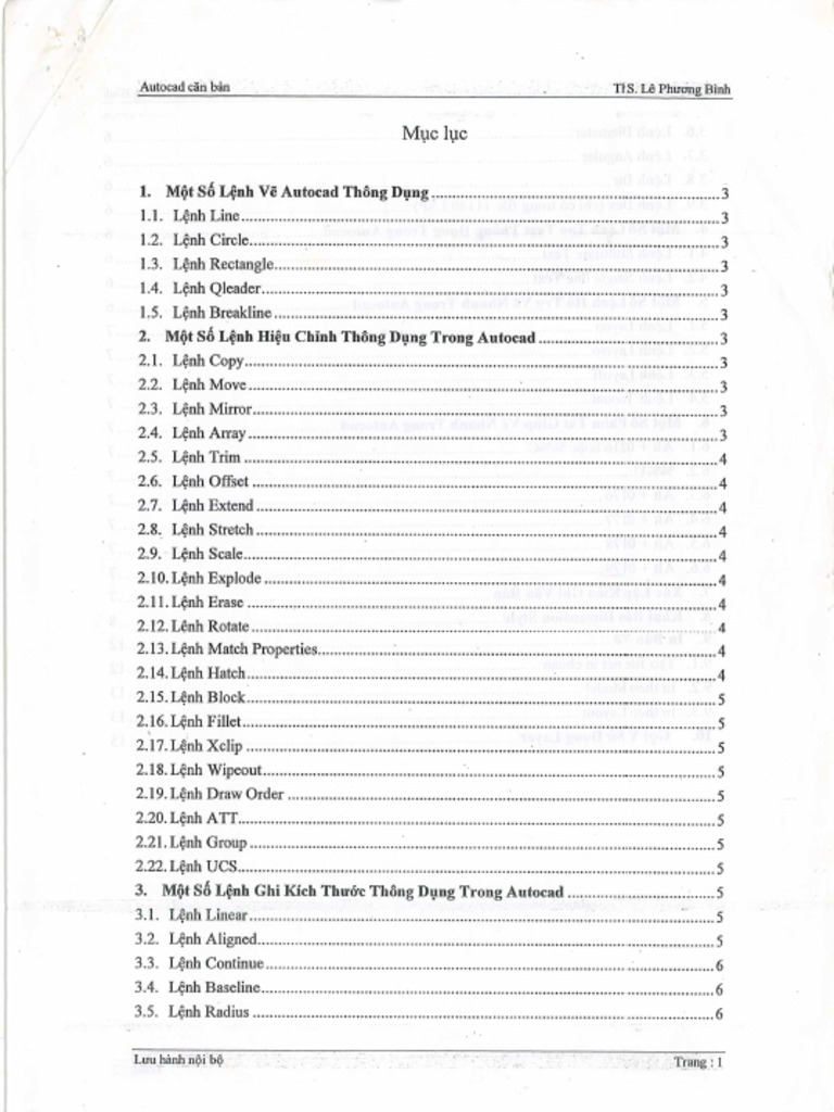 ACAD Command | PDF