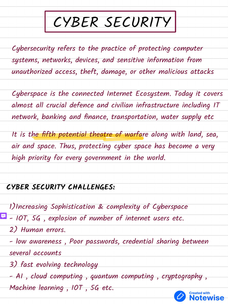 Cybersecurity | PDF