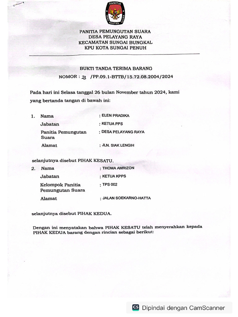 BTTB PPS Ke TPS 002 | PDF