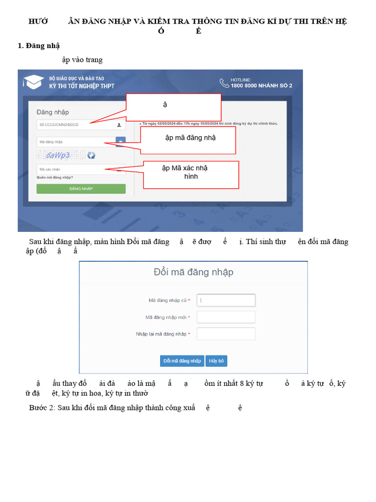 Huong Dan Dang Nhap | PDF