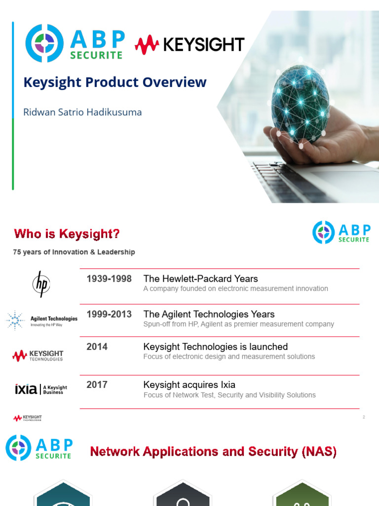 Keysight Product Overview | PDF | Security | Computer Security