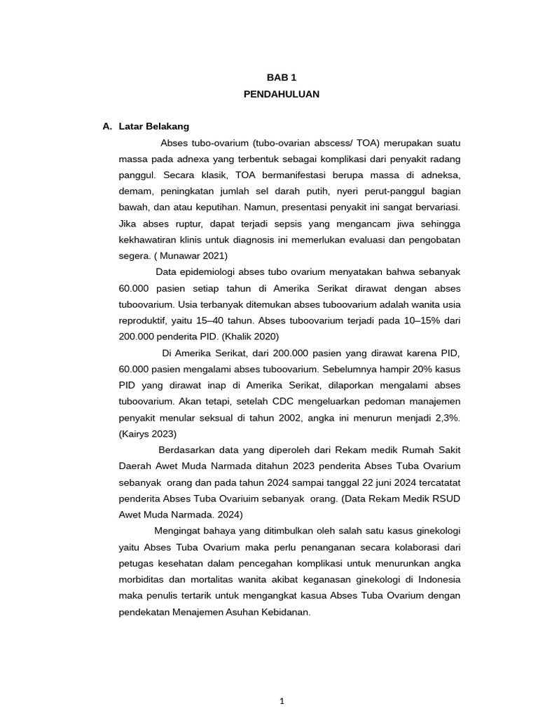Abses Tuba Ovarium | PDF