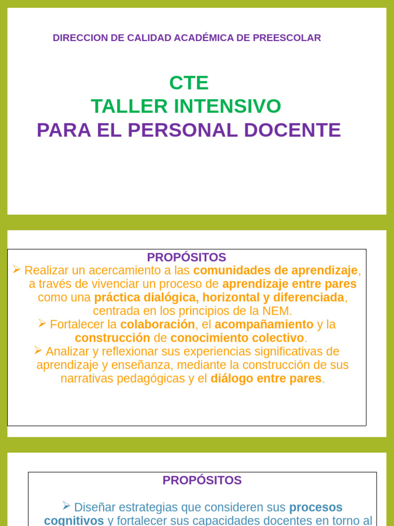 Taller Intensivo Juliio - 17!18!2025 | PDF | Maestros | Enseñando