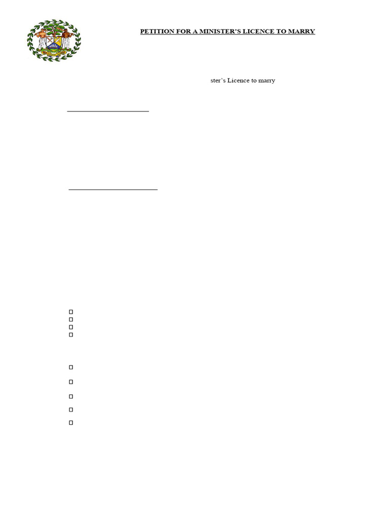 Jorja Roman Marriage License Petition | PDF | Justice | Crime & Violence