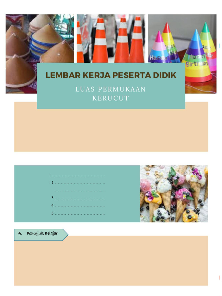 LKPD Kerucut | PDF