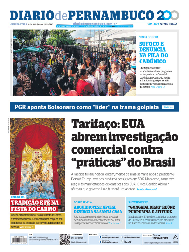Diariodepernambuco 20250716 Todas | PDF