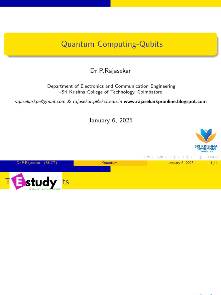 Quantum Computing Qubits | PDF | Quantum Computing | Quantum Mechanics