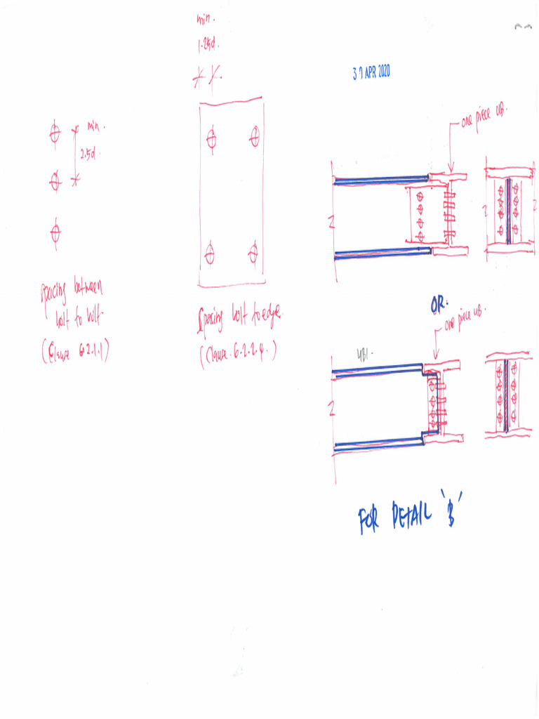 Bolt Minimum Spacing | PDF