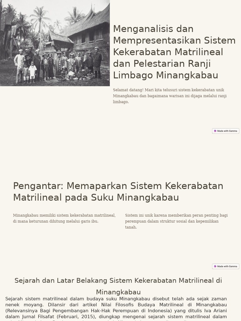 8. Menganalisis Dan Mempresentasikan Sistem Kekerabatan Matrilineal Dan ...