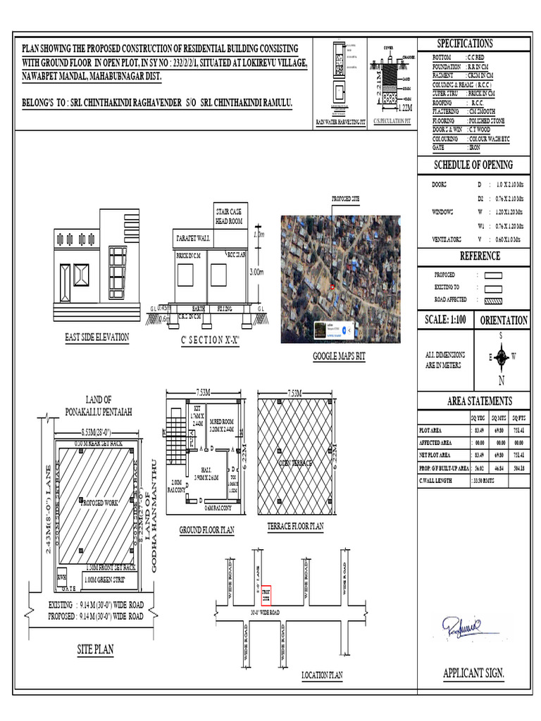 Proposed Residential Building Plan | PDF | Buildings And Structures ...