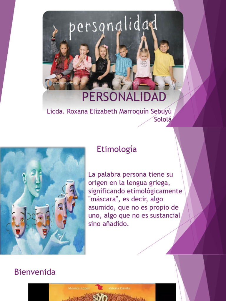 Definición y Análisis de la Personalidad | PDF | Sicología | Conceptos ...