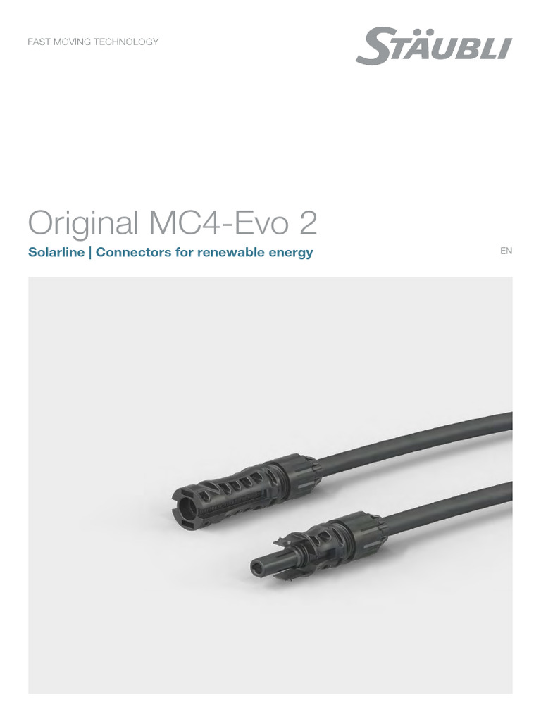 MC4 Evo2 Connector Installation Guide | PDF | Electrical Connector ...