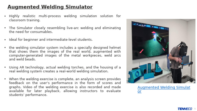 Augmented Reality Welding Simulator | PDF