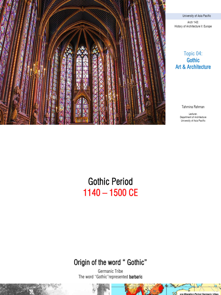 Gothic Architecture and Art Overview | PDF | Gothic Architecture ...