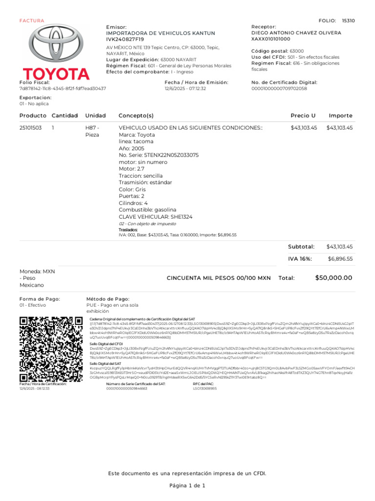 Diego Antonio Chavez Olivera | PDF