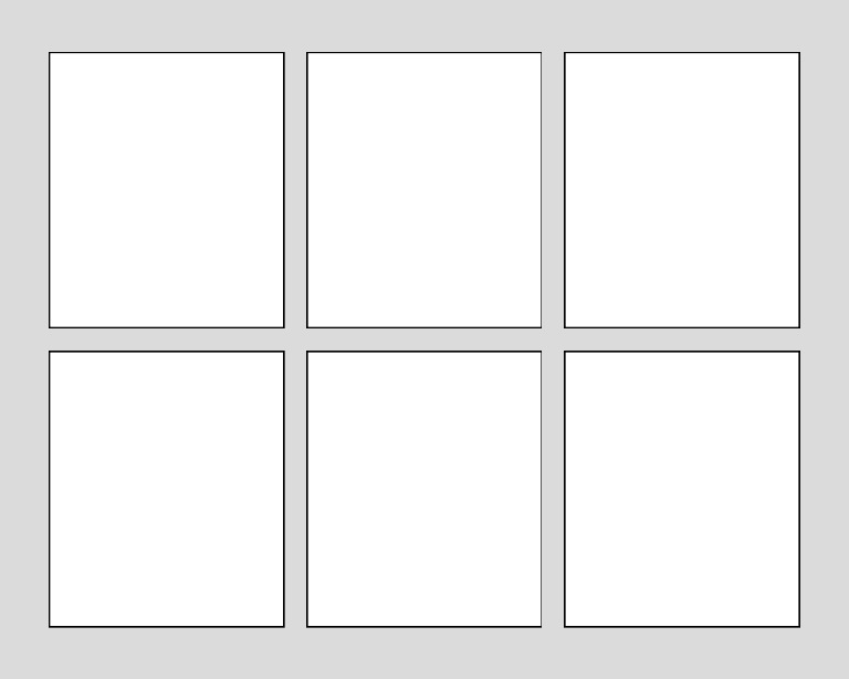 Blank 6 Panel Grid Comic Strip | PDF