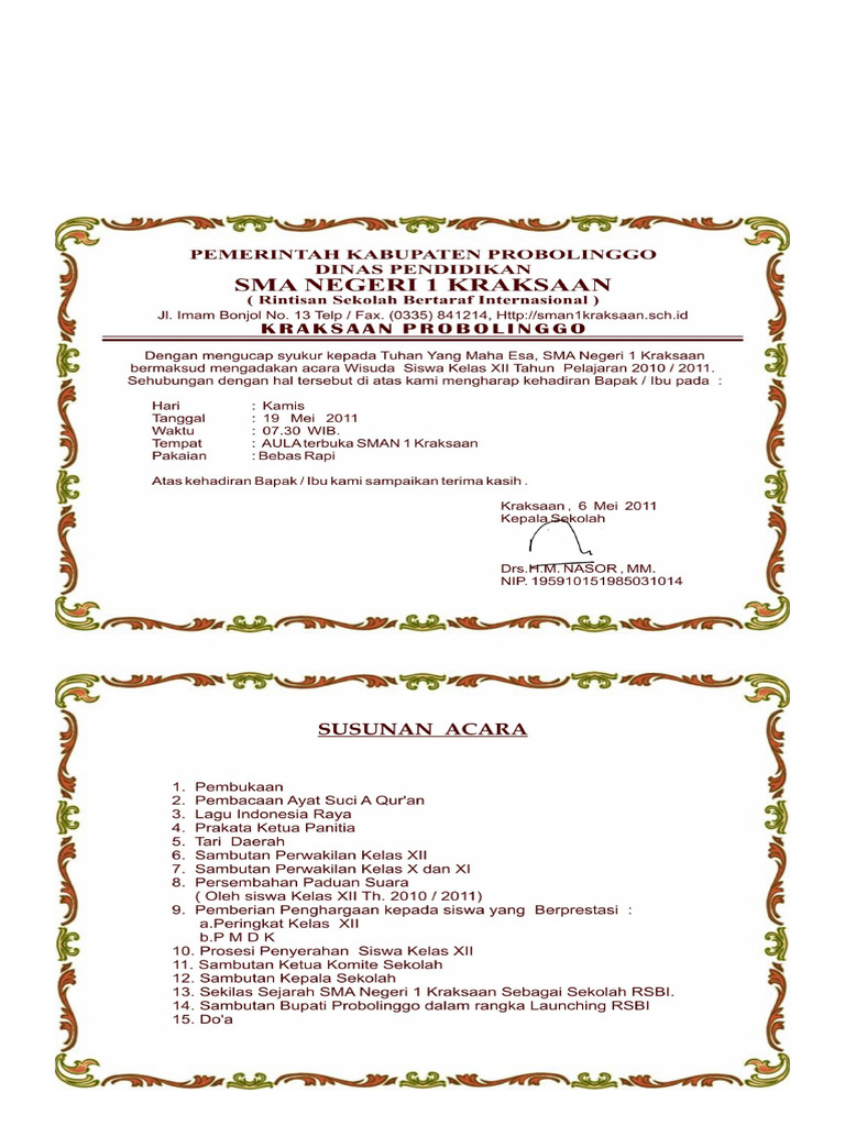Und Wisuda Sma Dalam Print | PDF