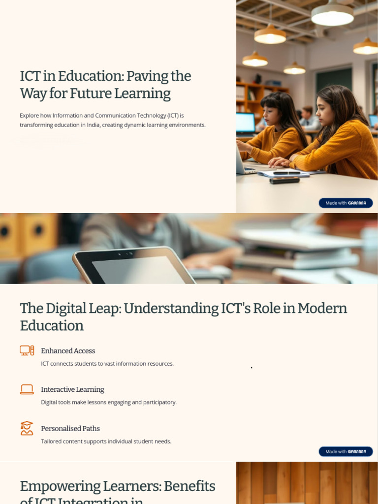 ICT in Education Paving The Way For Future Learning | PDF | Educational Technology | Learning
