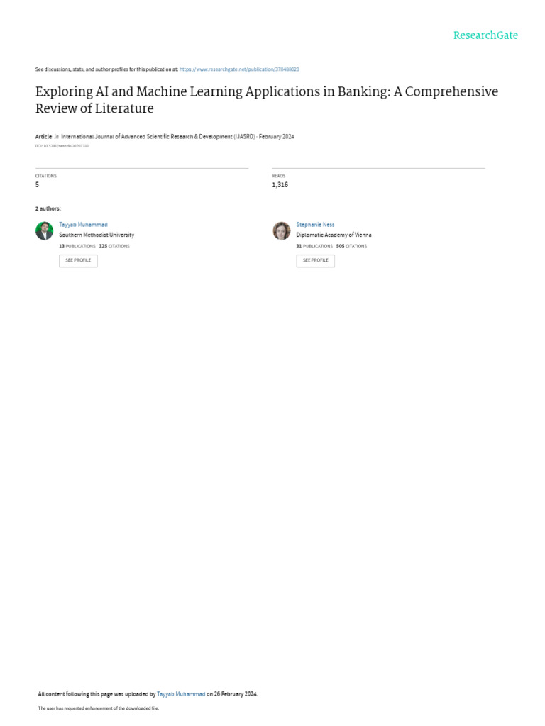 Exploring A I and Machine Learning Applications | PDF | Machine Learning | Artificial Intelligence