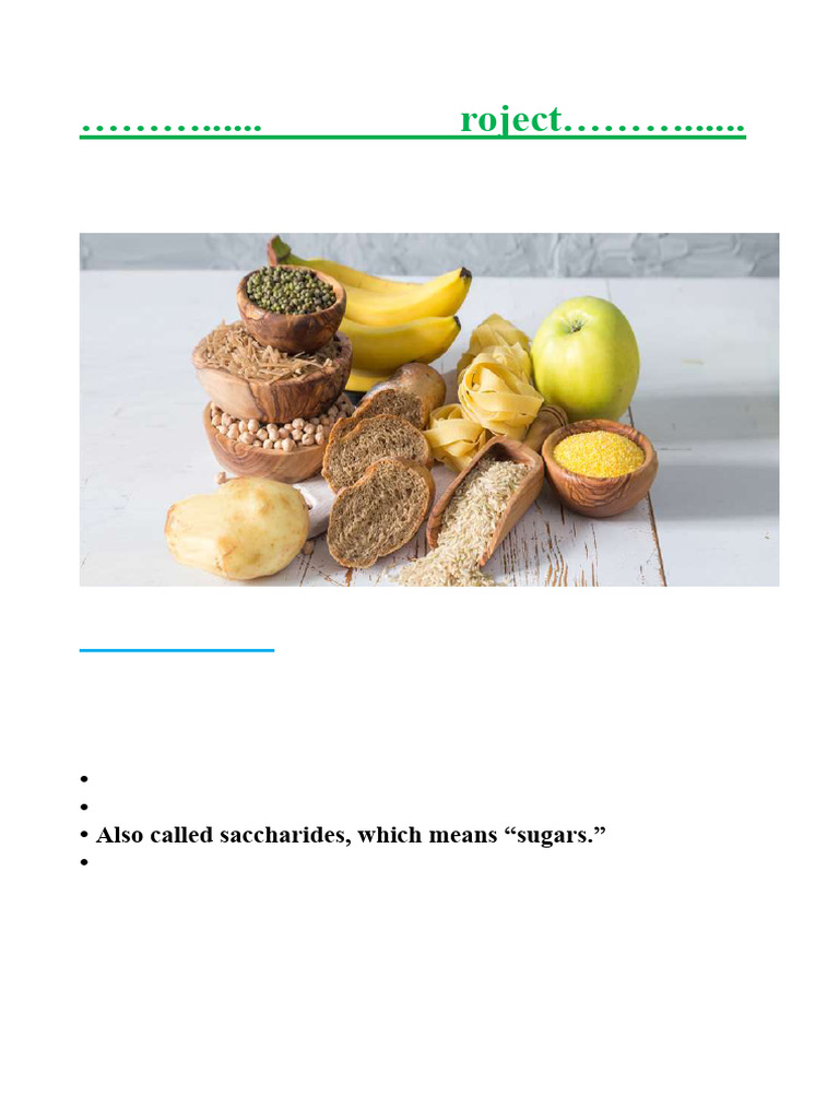 Foods Without Carbohydrates Explained | PDF | Carbohydrates | Foods