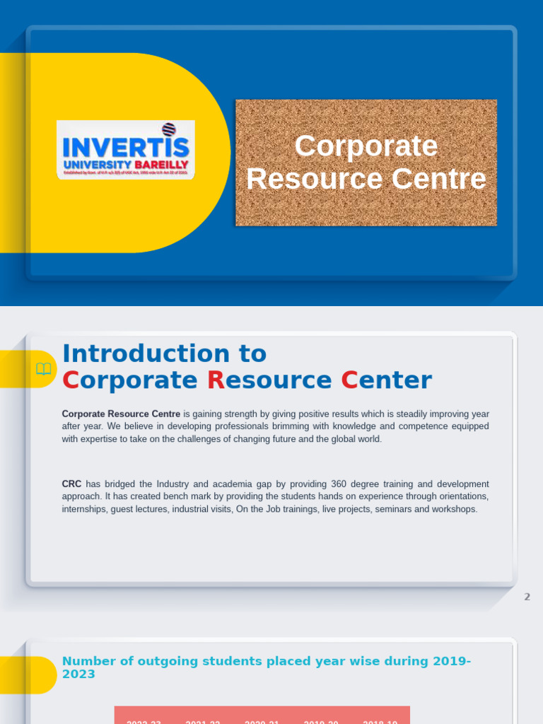 Corporate Resource Centre | PDF