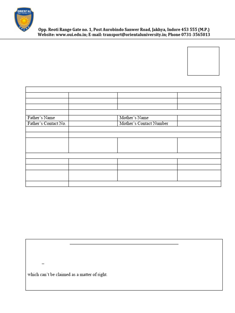 Student Transport Application Guide | PDF | Bus