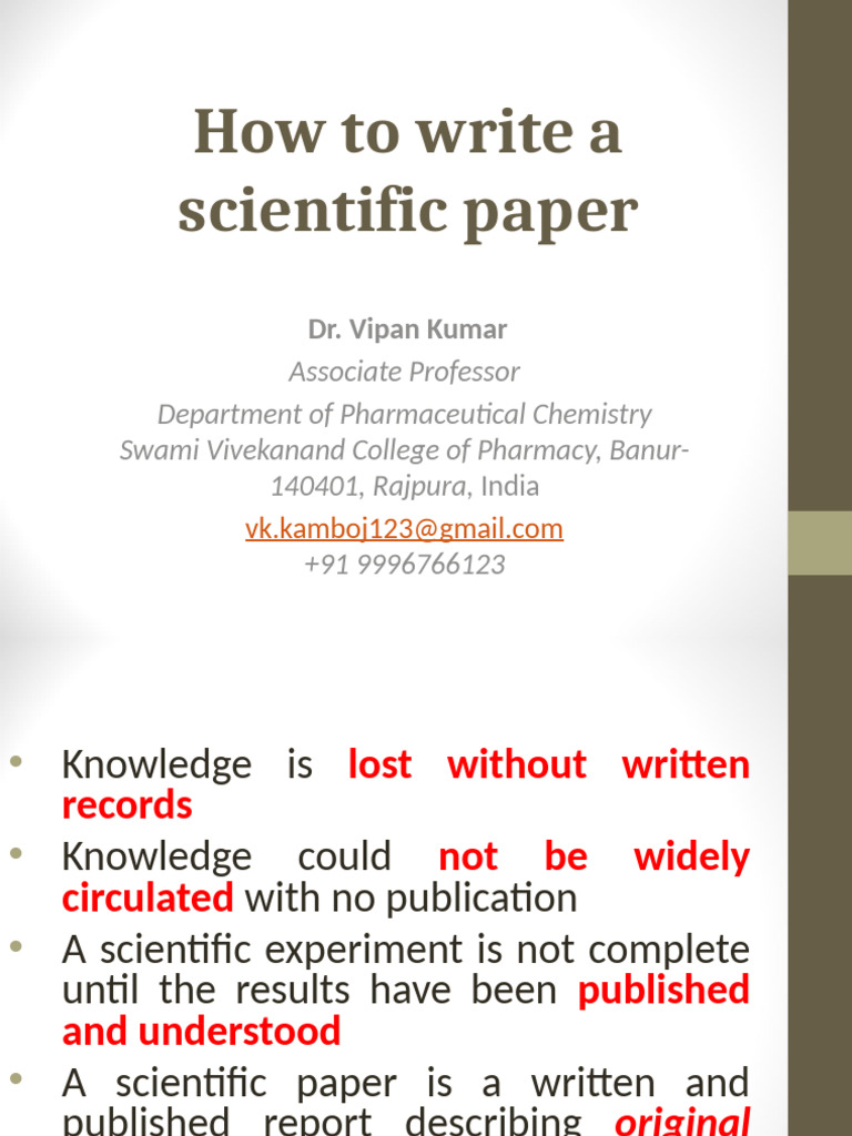 Guide to Writing a Scientific Paper | PDF | Abstract (Summary) | Citation