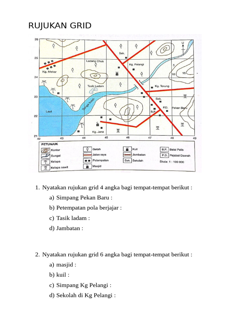 Peta Topografi | PDF