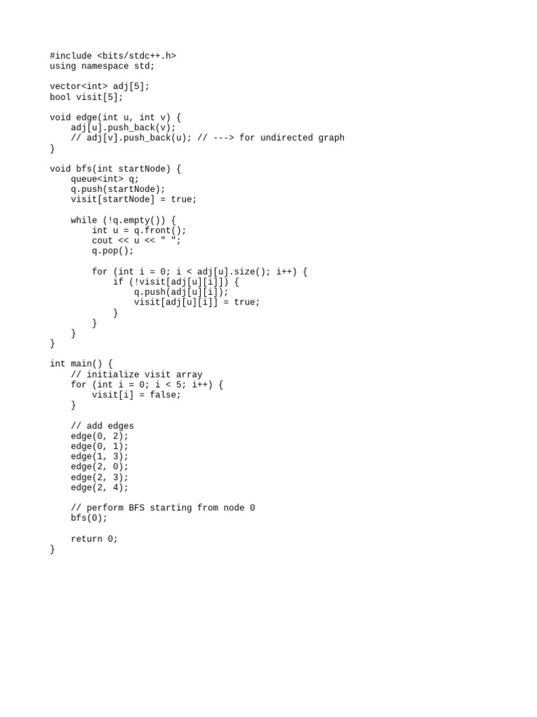Bfs Pdf