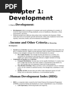 Development Class 10 Notes | PDF