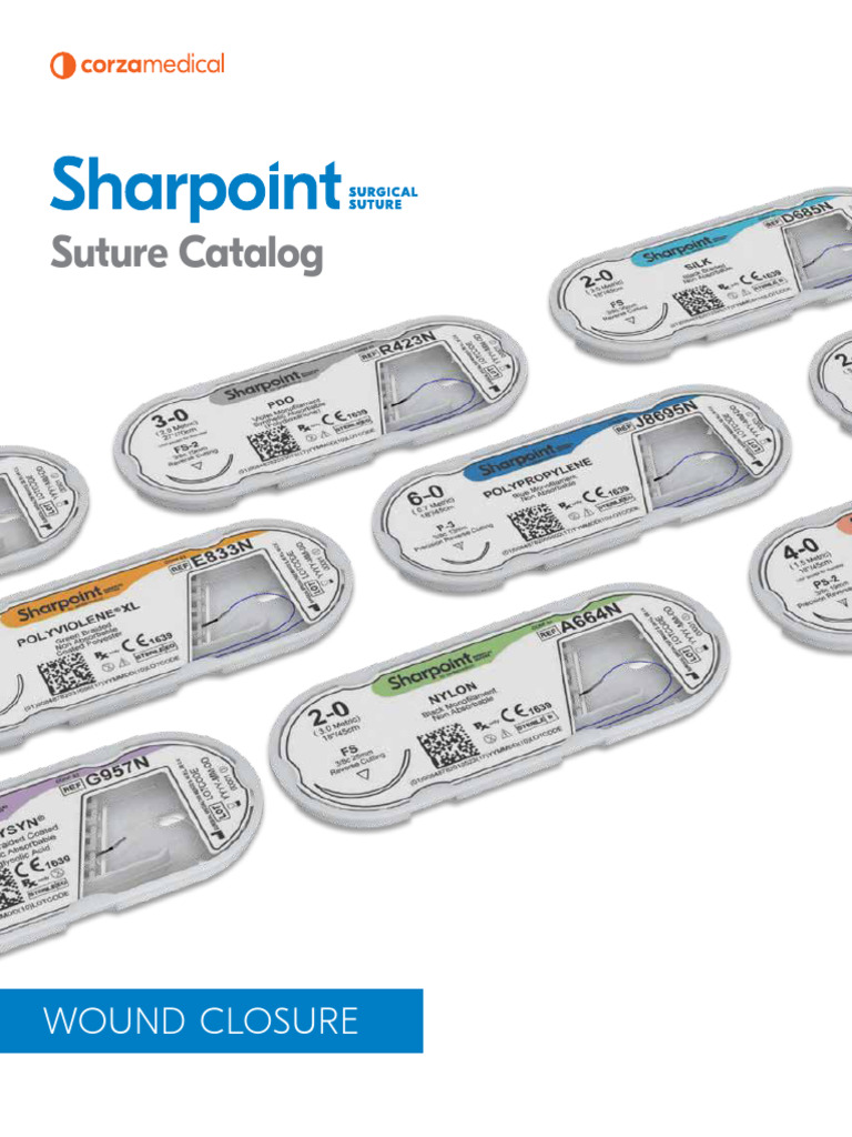 Corzamedical Suture - Catalog | PDF | Surgical Suture | Surgery