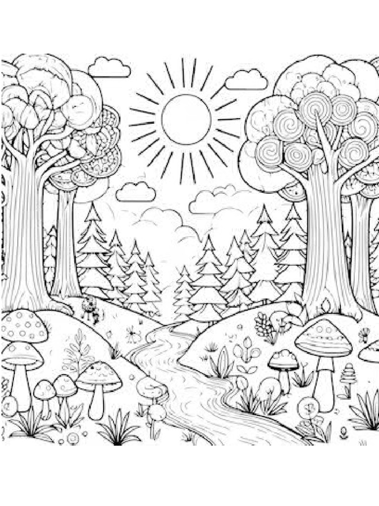 Farm Coloring Sheet | PDF