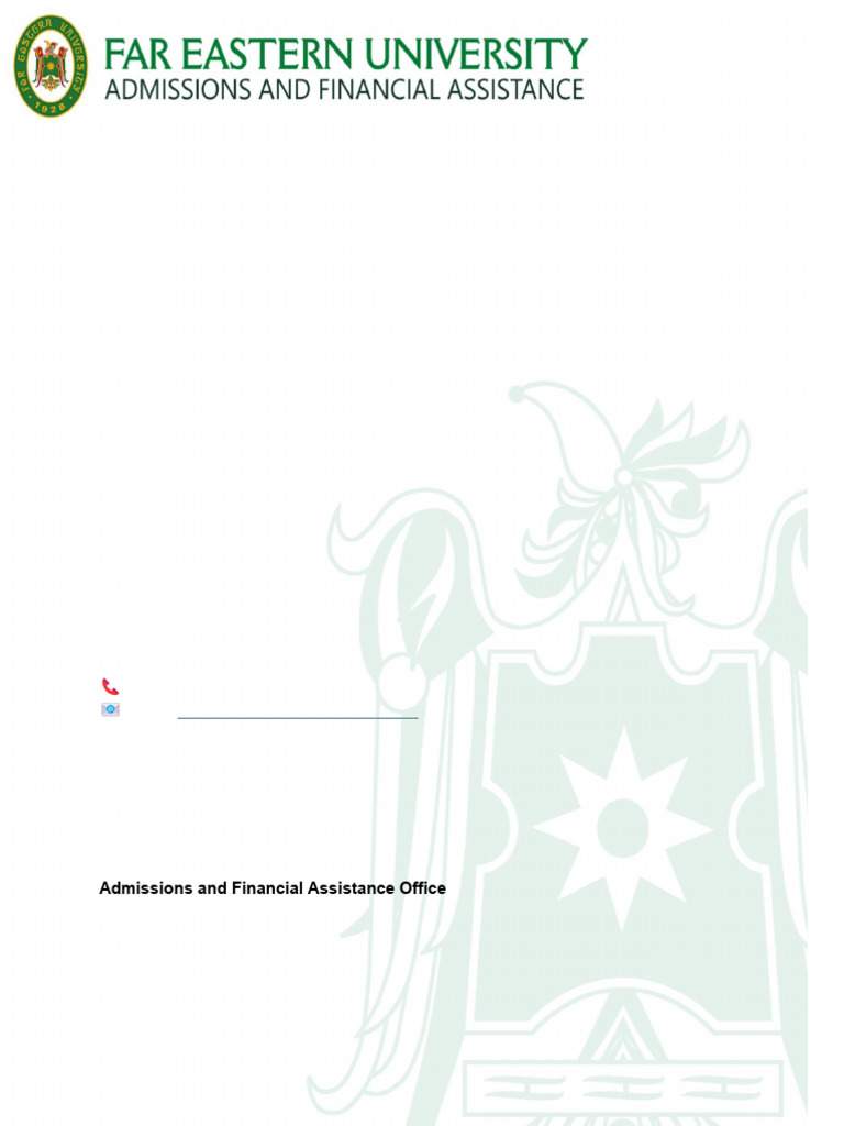 FEU Freshmen Enrollment Guidelines 2025 | PDF