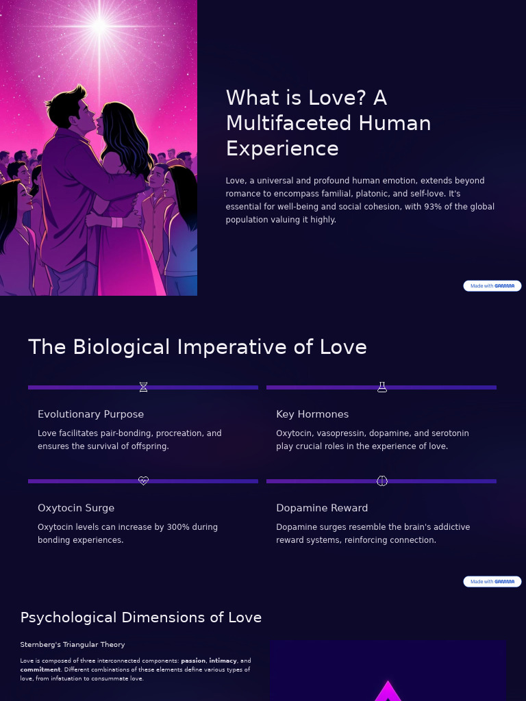 What Is Love A Multifaceted Human Experience | PDF | Love | Reward System
