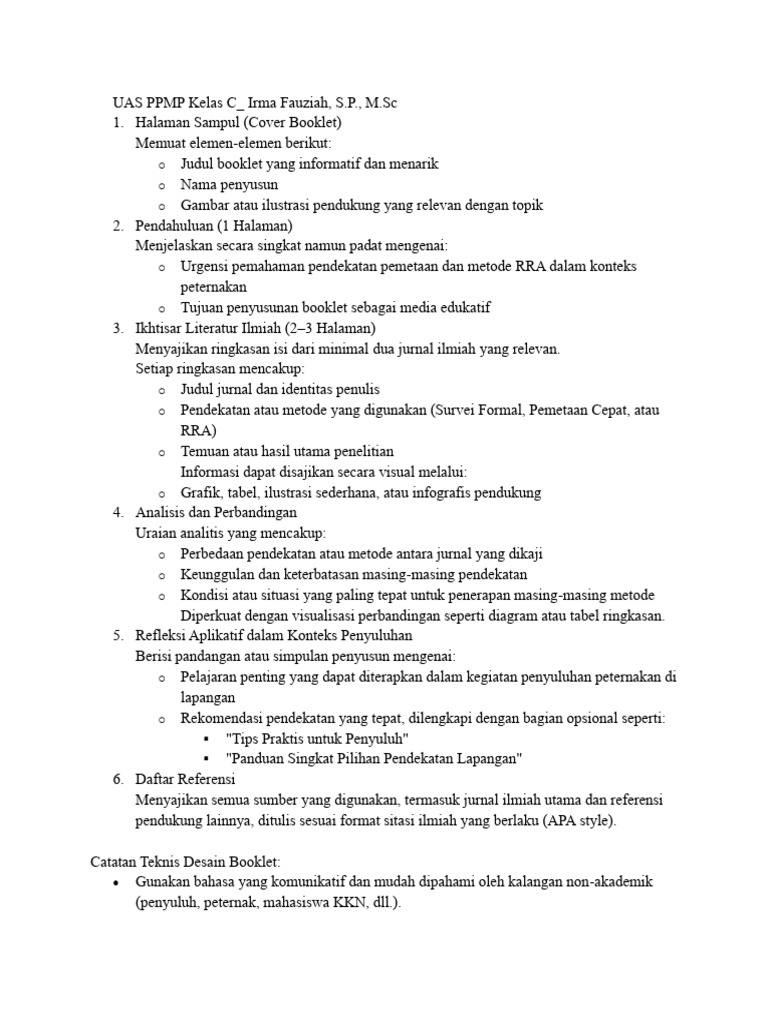 UAS PPMP Kelas C | PDF