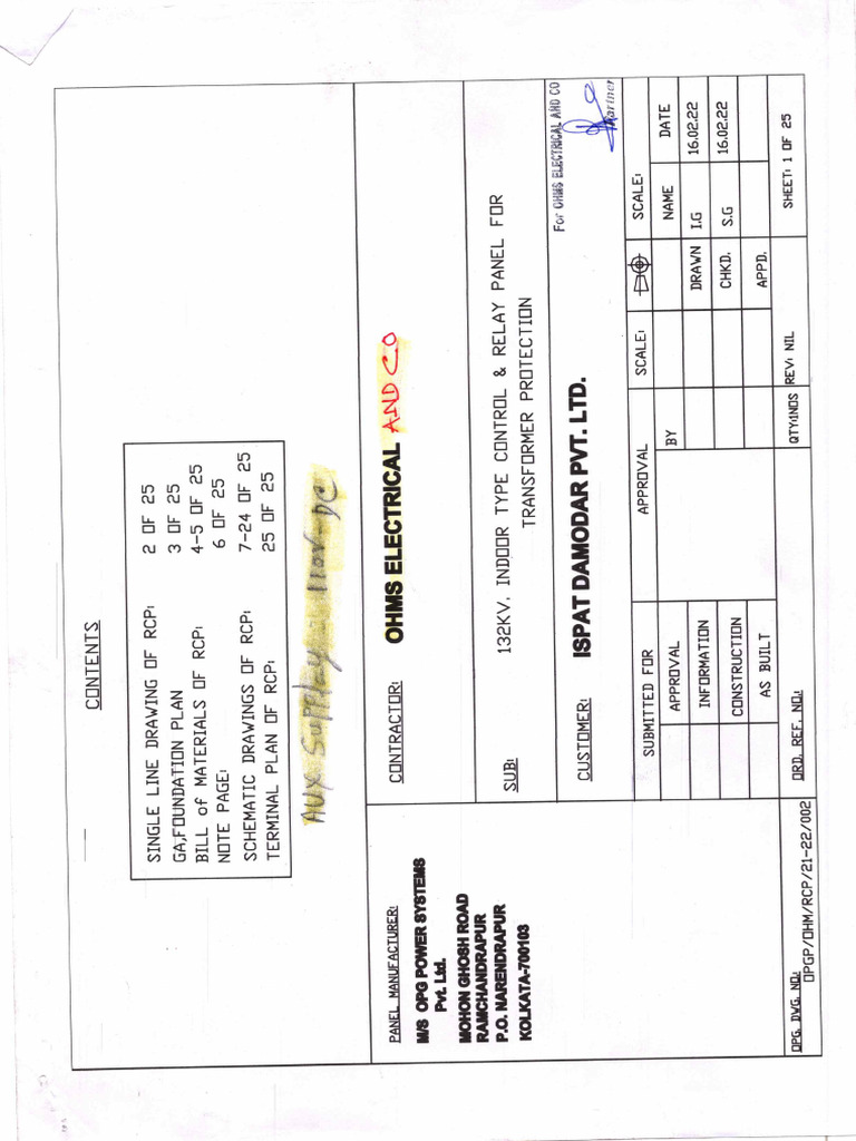 NGR Approved GA Drawing | PDF