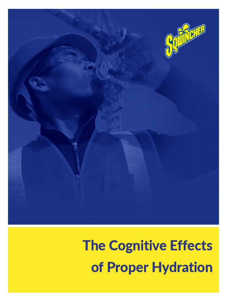 The Cognitive Effects of Proper Hydration | PDF | Dehydration | Mental Chronometry