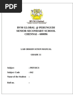 Class 12th Physics Practical Viva Questions | PDF | Sound | Physical Phenomena