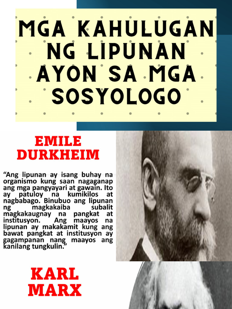 Kahulugan NG Lipunan | PDF