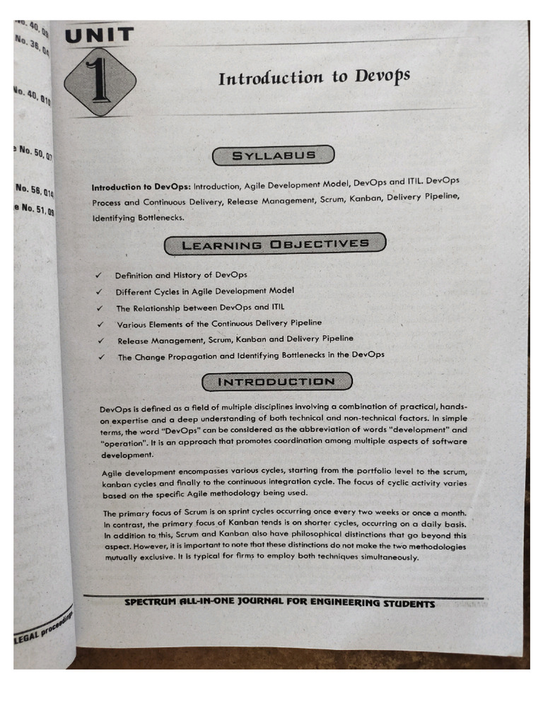 Devops Unit 1 | PDF
