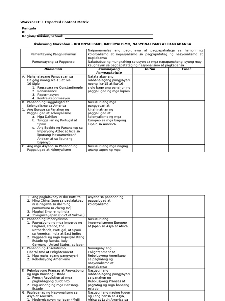 Session 5 Understanding The Curriculum Q2 Critical Content Grade 8 WS | PDF