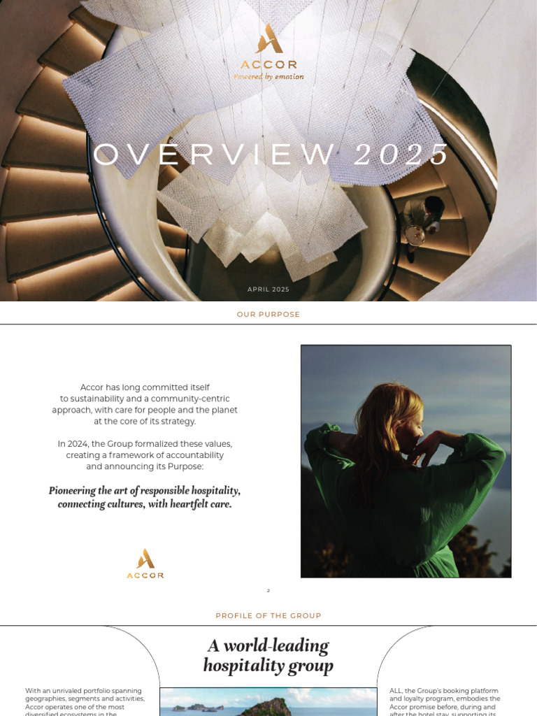 Overview Accor Group 2025 | PDF | Hospitality Industry