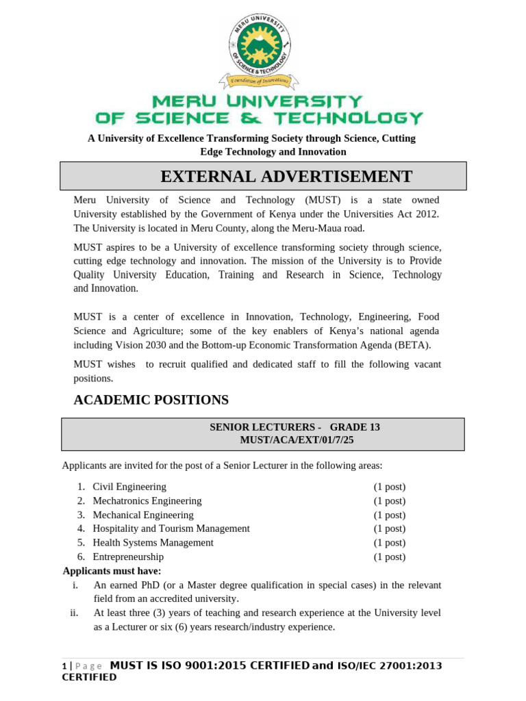Final External Advertisement July 2025 Revised 4.7.2025 | PDF | Educational Technology ...