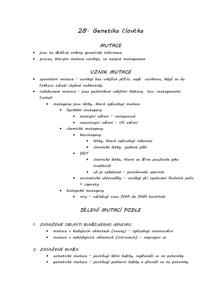 Genetika Cloveka | PDF