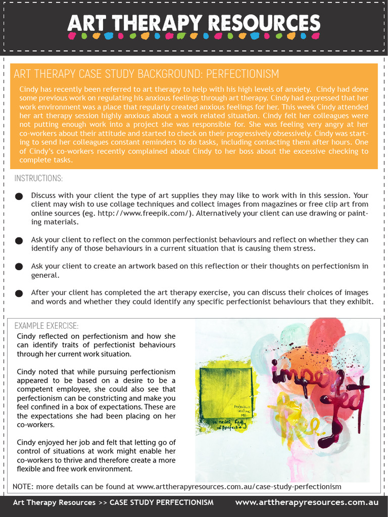 Art Therapy Case Study Perfectionism | PDF | Perfectionism (Psychology ...