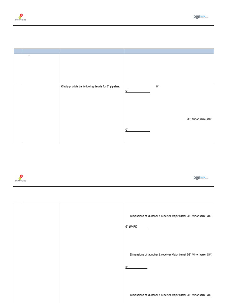 2 - Written Clarification Response - Exhibit A | PDF | Pipeline Transport