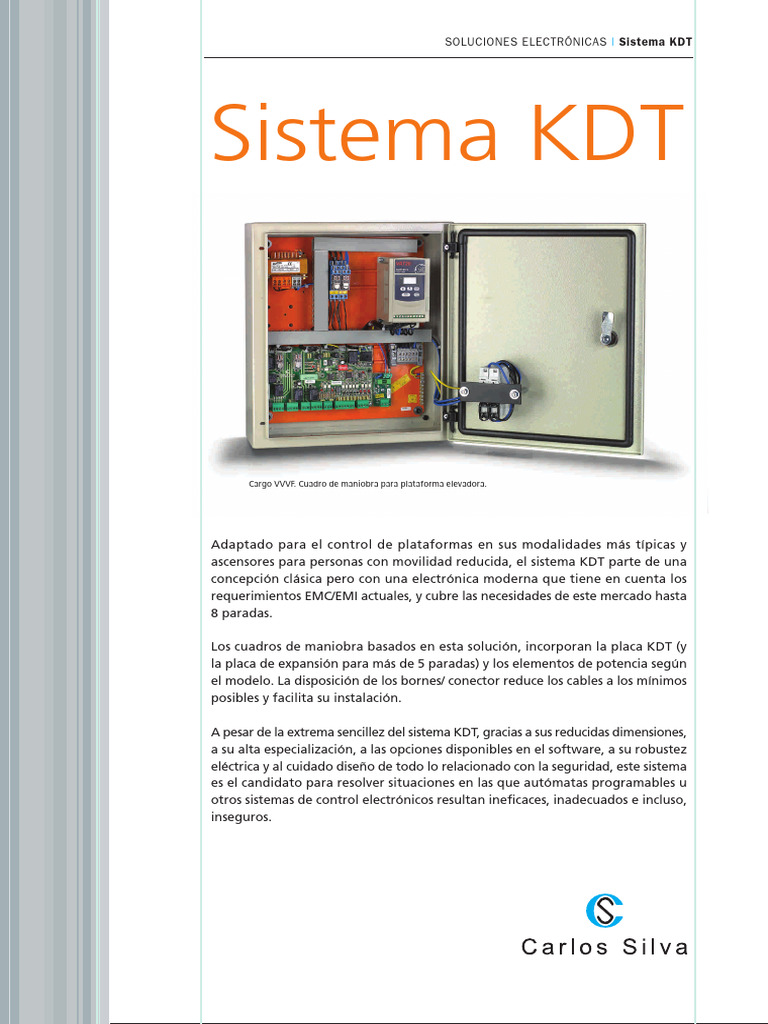 Ficha KDT | PDF | Relé | Ascensor