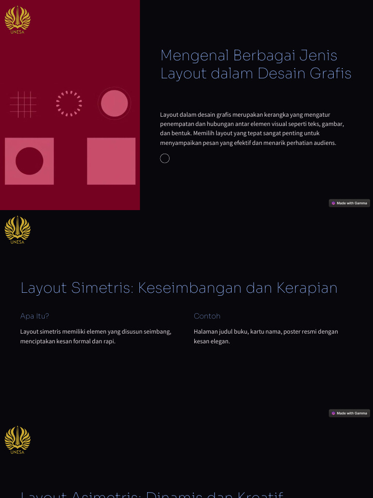 Jenis-Jenis Layout Desain Grafis | PDF