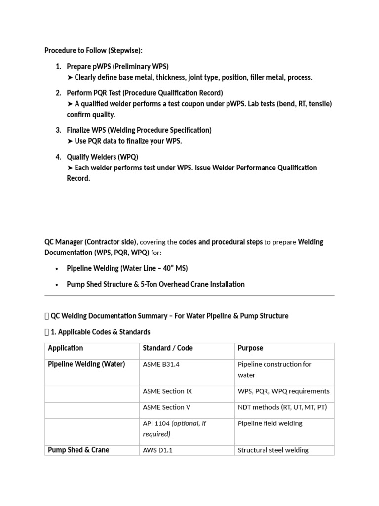 Welding Procedure Specification Guide | PDF | Welding | Construction