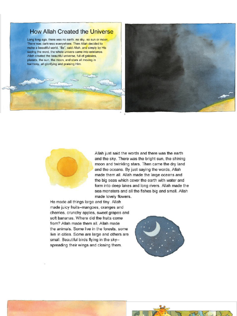 How Allah Created Universe | PDF